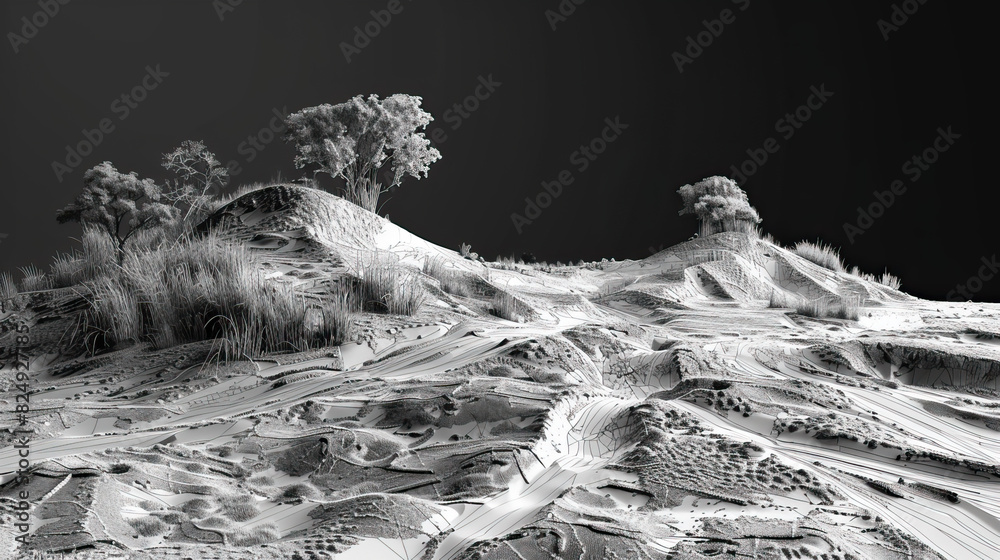 Modern nature reserve national park background wallpaper, backdrop ...