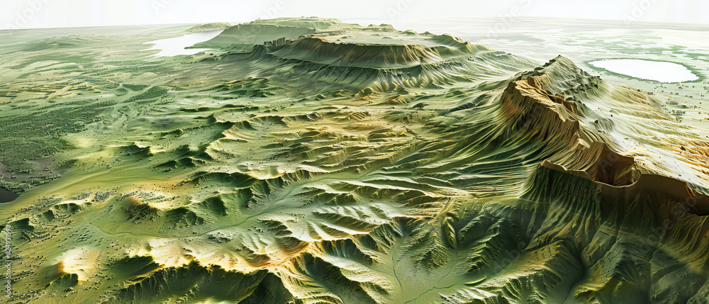 Modern nature reserve national park background wallpaper, backdrop ...