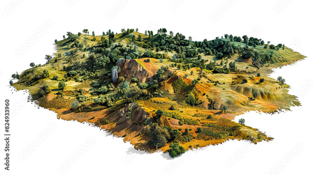 Modern nature reserve national park background wallpaper, backdrop ...