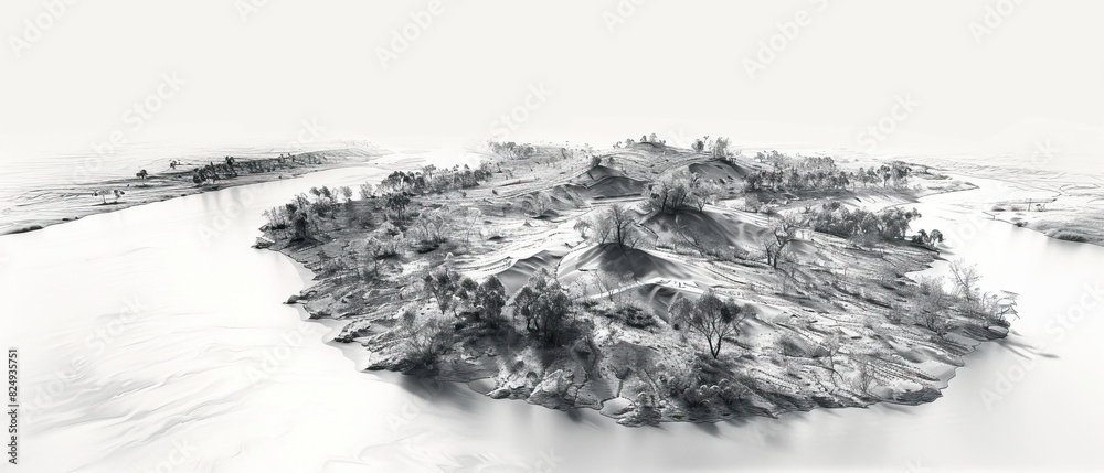 Modern nature reserve national park background wallpaper, backdrop ...