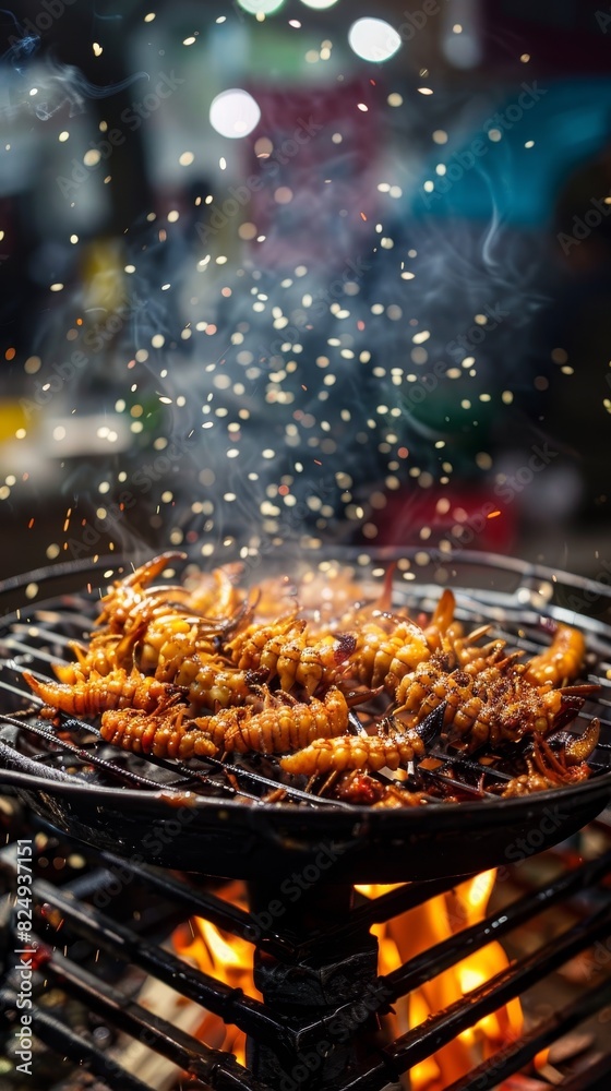 Beondegi, silkworm larvae boiled or steamed, popular Korean street ...