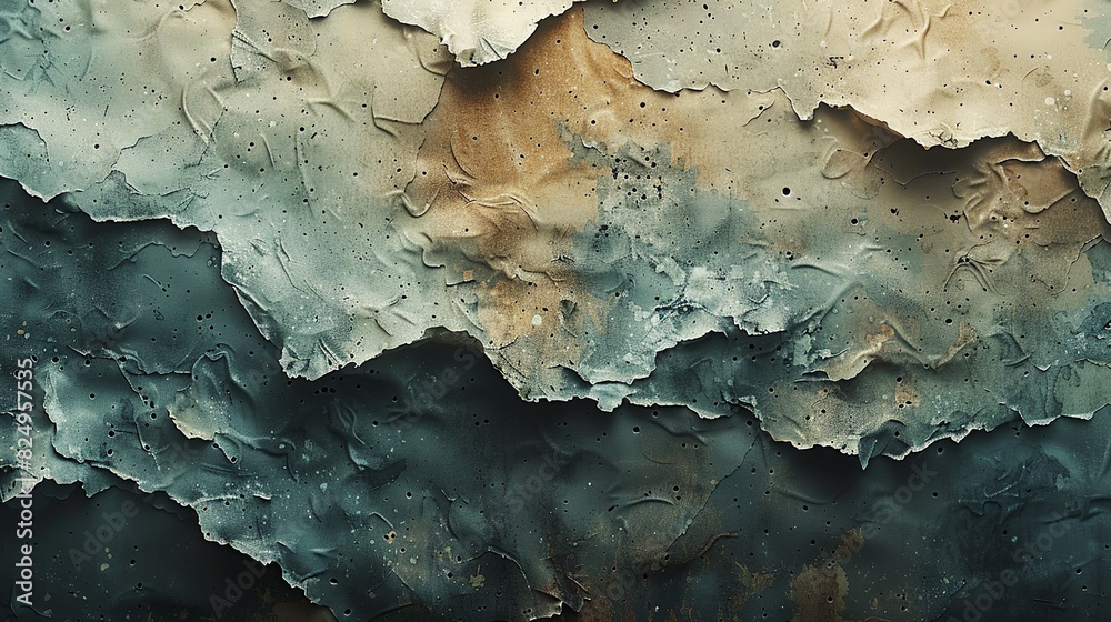 Textures illustration An abstract close-up of an old paper surface ...