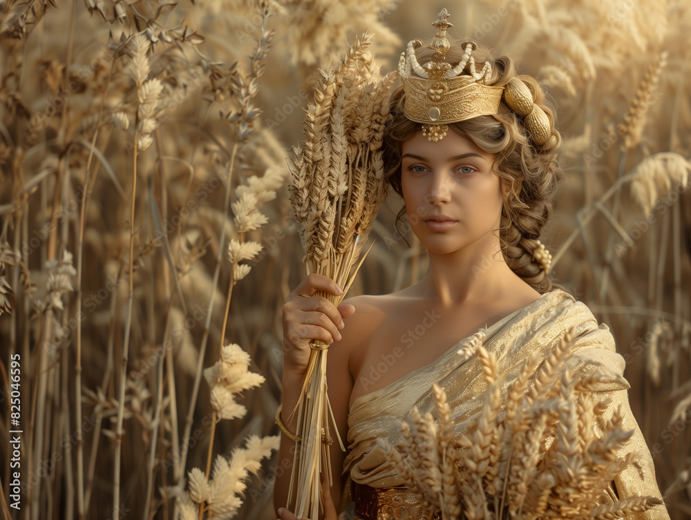 Mitologia greca: Demetra e la simbologia. Stock Photo | Adobe Stock