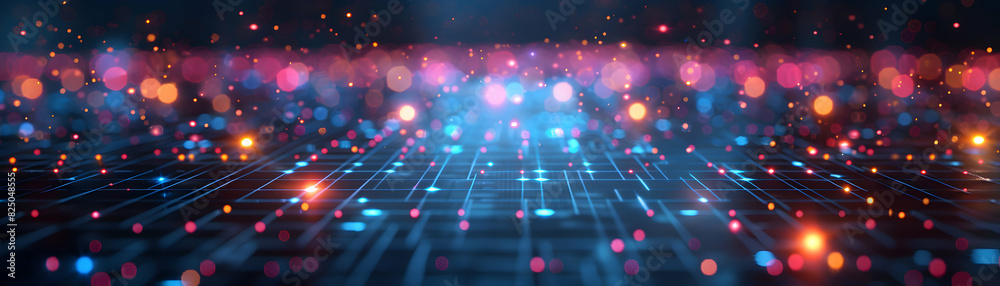 Structured Workshop Technology Glossy Collaboration Data Grids Photo Realistic Digital Art