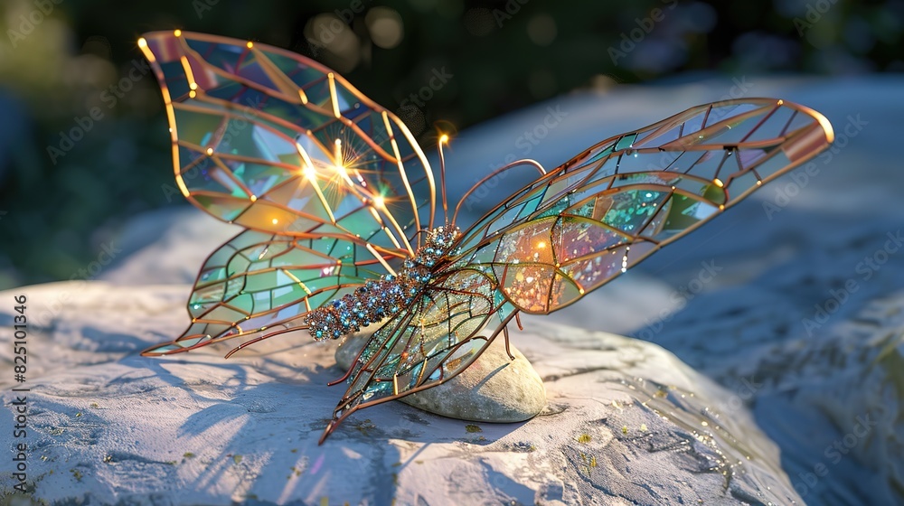 Magnificent The insect casts a shadow on nature, The insect has many ...