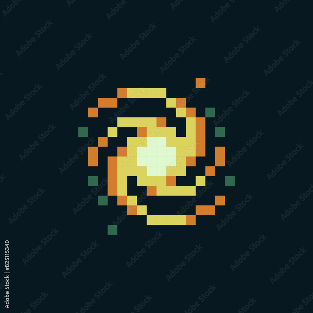 Vecteur Stock Comet emoji, flame meteorite pixel art icon. Meteor rain ... Vecteur Stock Comet emoji, flame meteorite pixel art icon. Meteor rain ...