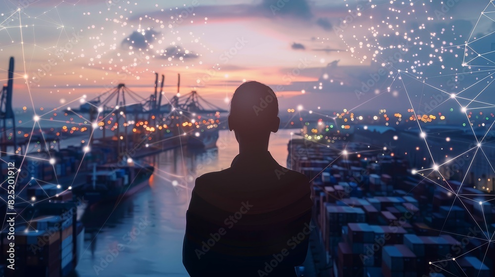 AI-enhanced data analytics team optimizing shipping operations using ...