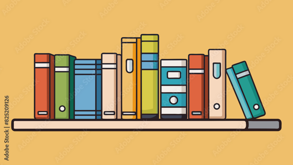 The books are categorized and kept in place by the bookends showcasing ...