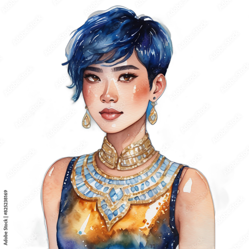 Watercolor Painting Illustration Transparent .PNG of Thai LGBTQ+ ...