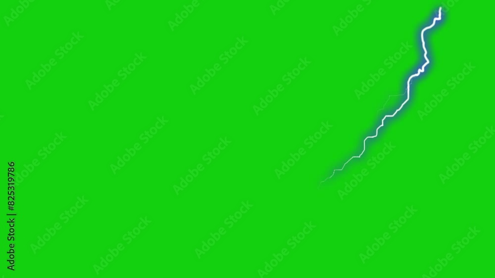 Set of lightning strikes and thunder storms motion graphics design ...
