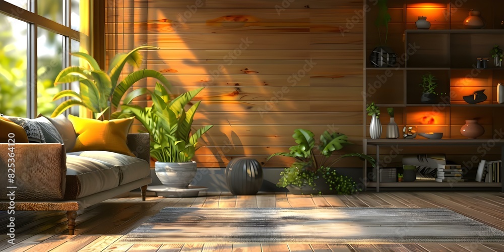 Virtual cozy living room background for streaming vtuber twitch and ...