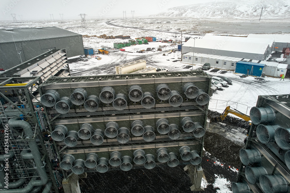 Carbon dioxide removal - CO2 scrubbers Stock Photo | Adobe Stock