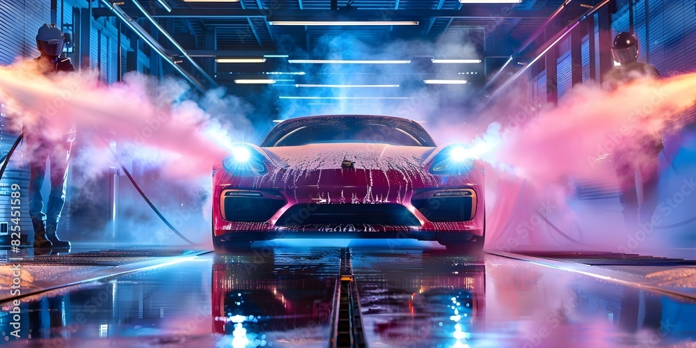 Effectively Clean Sports Car Engine Bay Using High-Pressure Steam ...