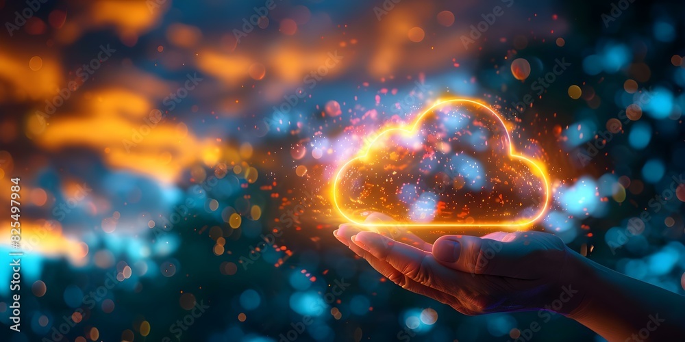 Cloud Computing: Empowering Scalable and Cost-Effective Operations. Concept Cloud Technology ...