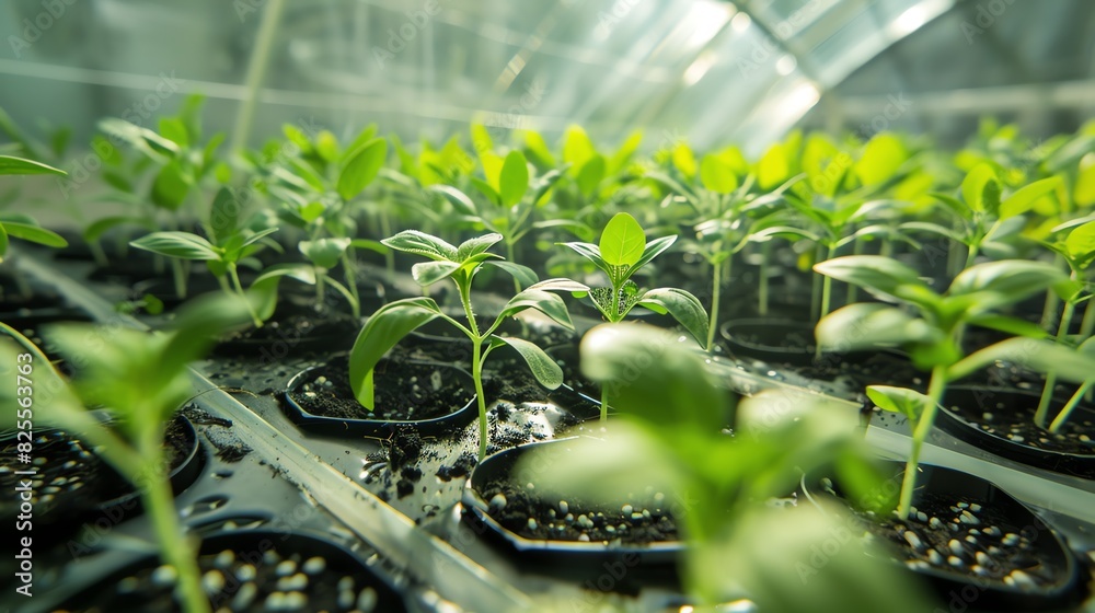 Seed Germination in a Research Dome A research dome where seed ...