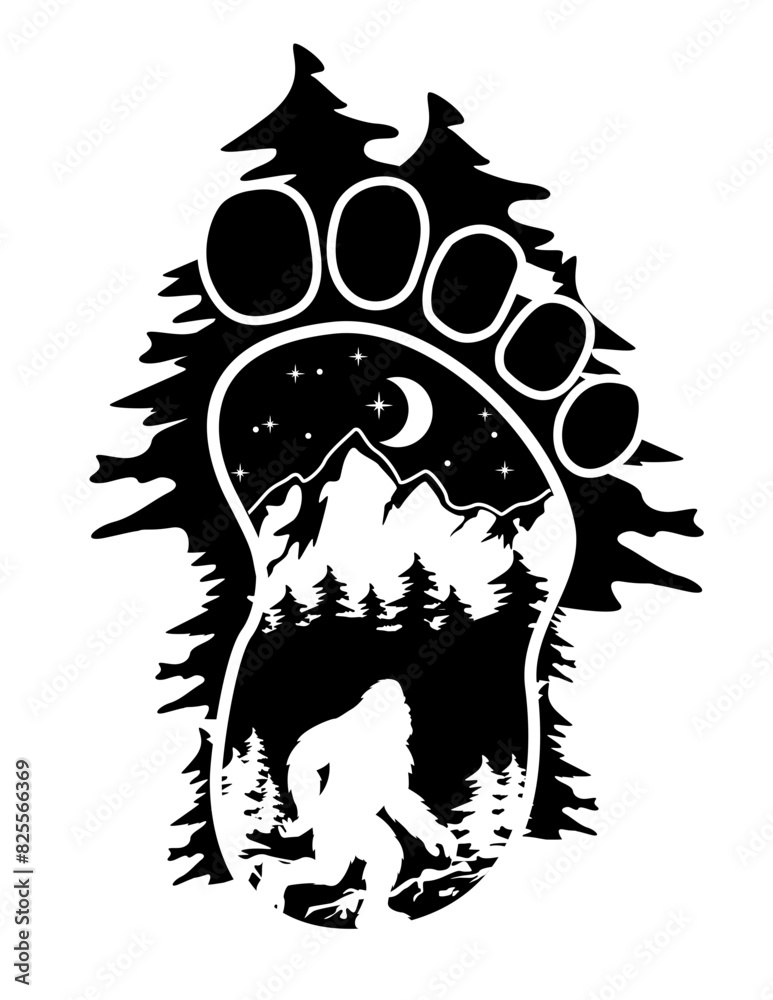 Big Foot Scene | Big Foot | Camp Life | Camping Scene | Forest Hide and ...