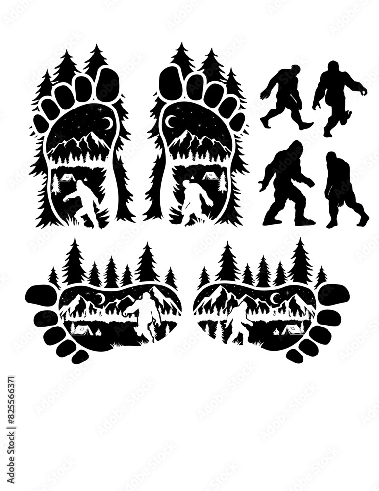 Big Foot Scene | Big Foot | Camp Life | Camping Scene | Forest Hide and ...
