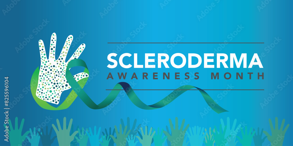 Poster Scleroderma awareness month is observed every year in June, it ...