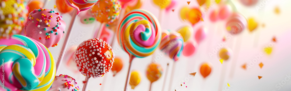 Candy Backdrop Images, Group of Lollipops Stacked Together, Colorful ...