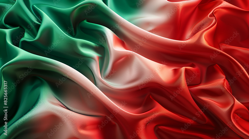 bandera de mexico en movimiento verde blanco y rojo ondeando la bandera ...