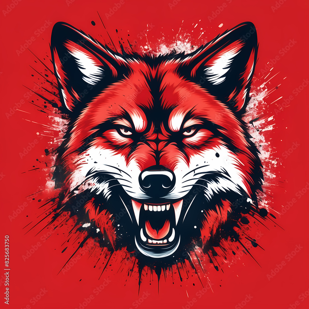 Dingo head illustration captures the spirit of Australia's native ...