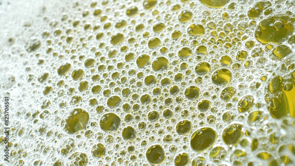 Foamy urine swirls and bubbles in mesmerizing patterns, captured in ...