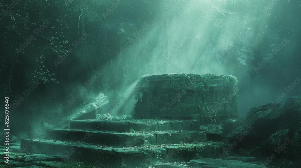 An ancient civilization's ruins lie forgotten in the depths of the ...