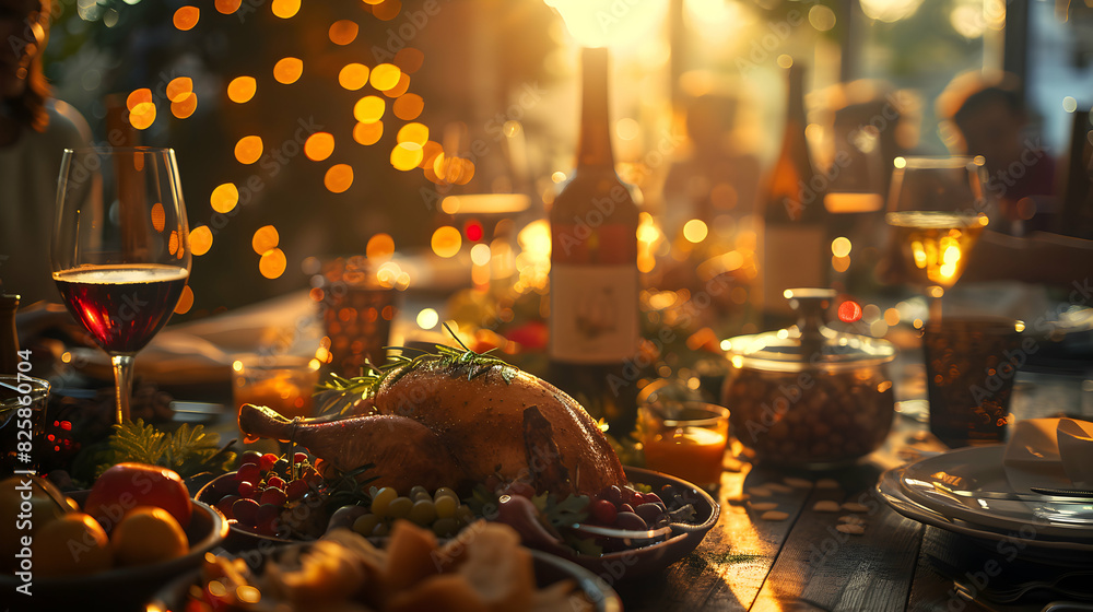 Farewell Family Dinner: Emotional High Resolution Image with Glossy ...