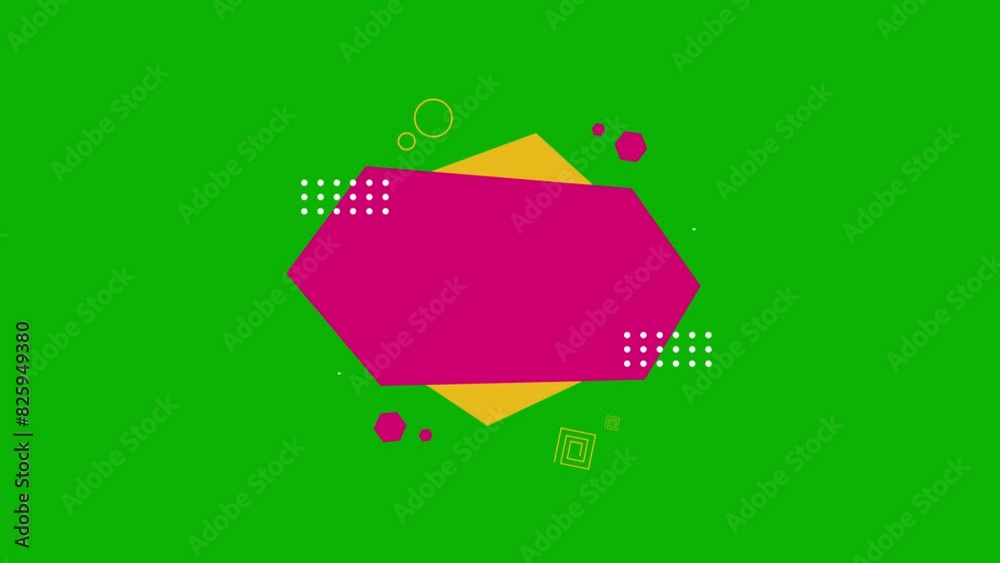 Colorful text boxes banner, abstract horizontal appearing badges ...