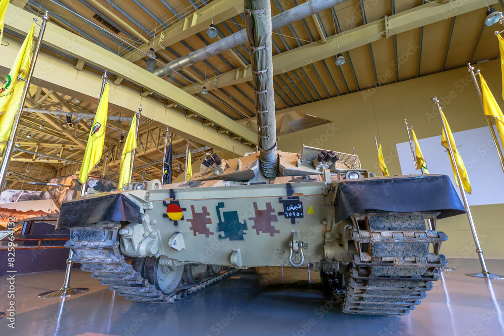 Royal Tank Museum, Amman, Jordan - May 4, 2024: Classic Challenger 1 ...