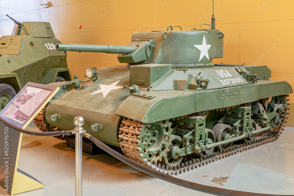 Royal Tank Museum, Amman, Jordan - May 4, 2024: World War 2 era ...