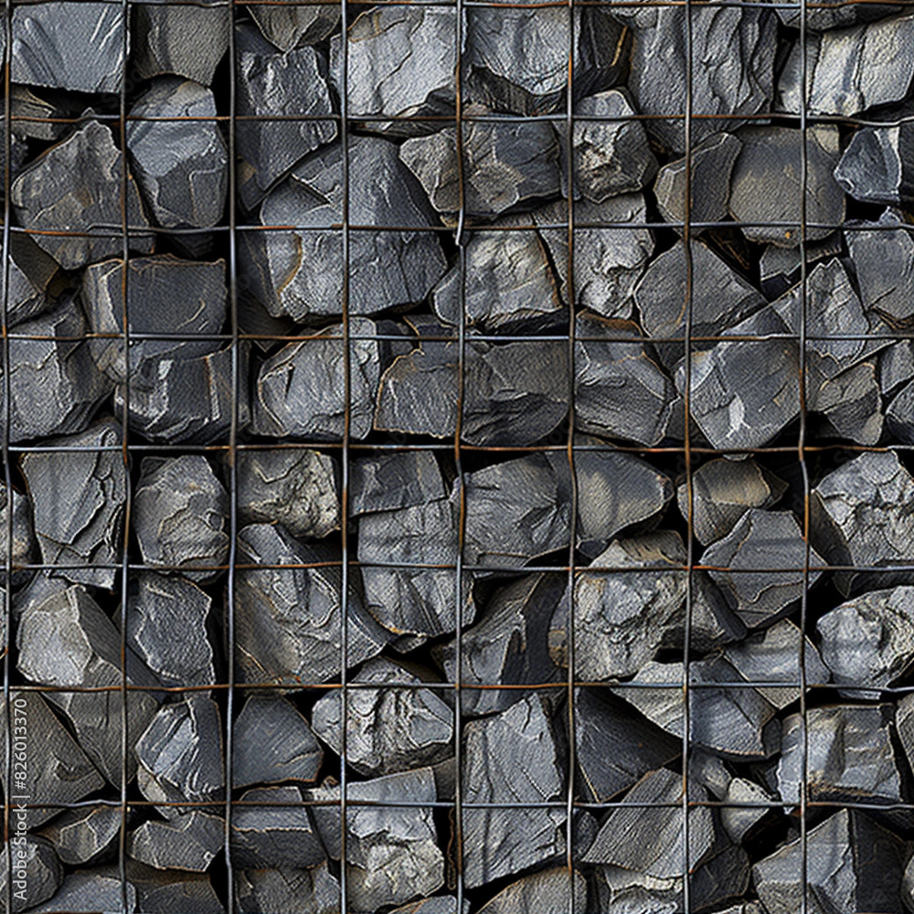 Seamless architecture gabion rock wall exterior brick exterior natural ...