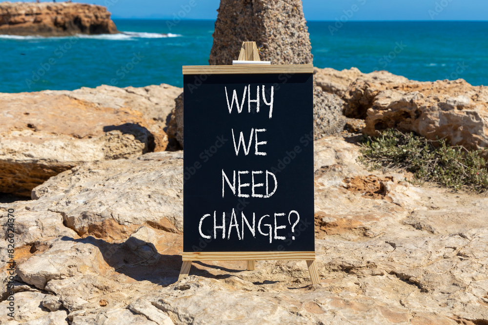 Why we need change symbol. Concept words Why we need change on ...