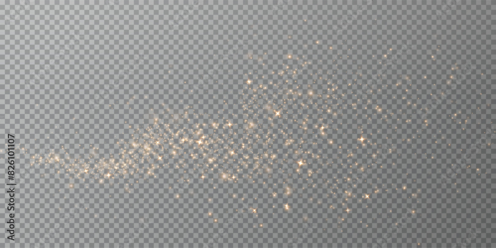 Magic golden wind png festive isolated on transparent background ...