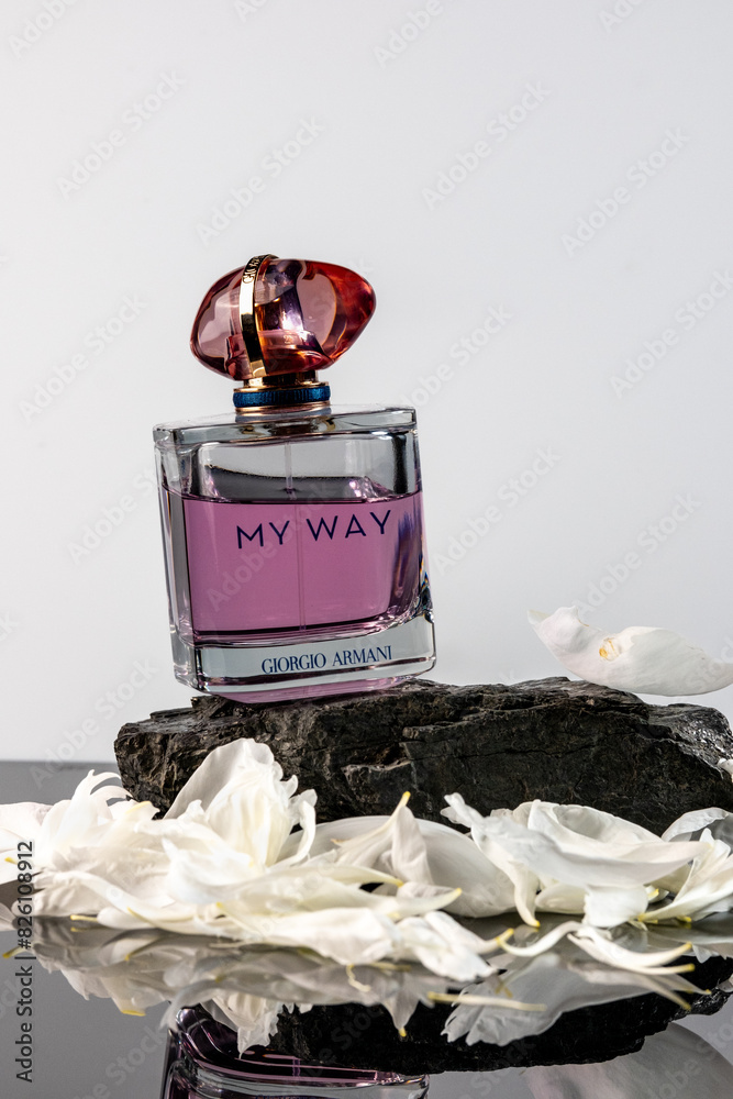 Kiev Ukraine 5 May 2024: Giorgio Armani My Way luxury perfume. Product ...