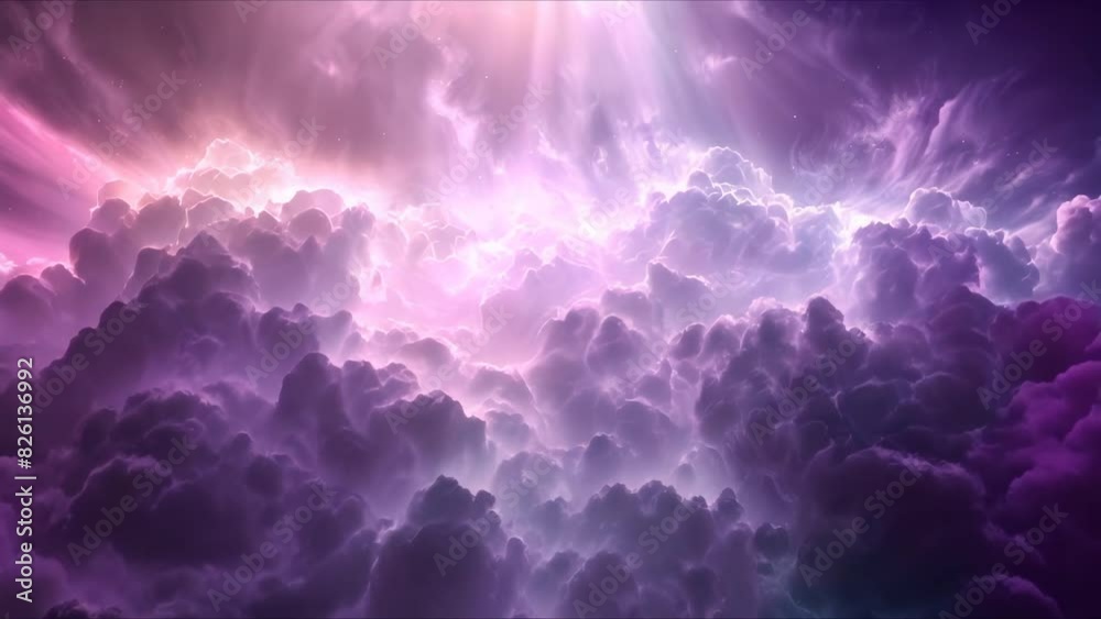 Vídeo do Stock: Photo captures a religious and spiritual celestial ...