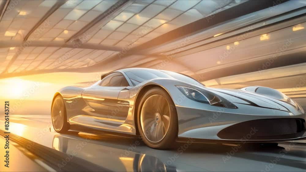 High-resolution image of modern cars for sale on a lot with a clear sky ...