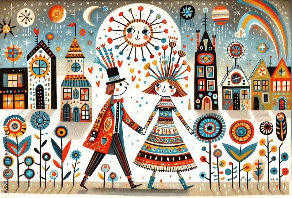 Día de San Valentín, Dia de los enamorados, Dia del amor, Ilustración ...