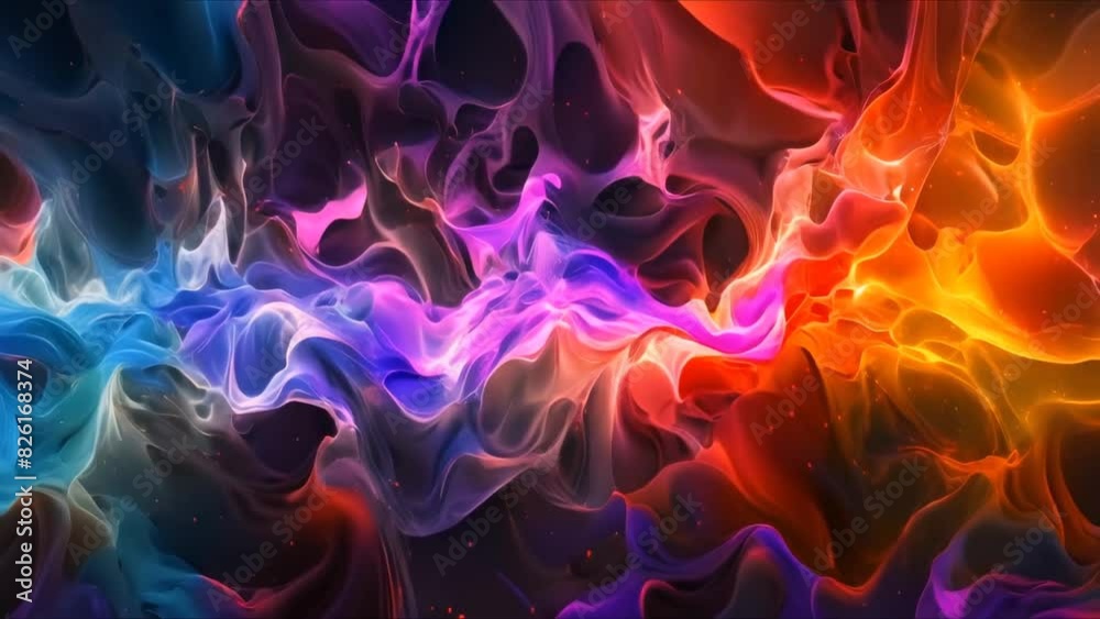 Microscopic view of neuron cells in neural network for brain signal ...