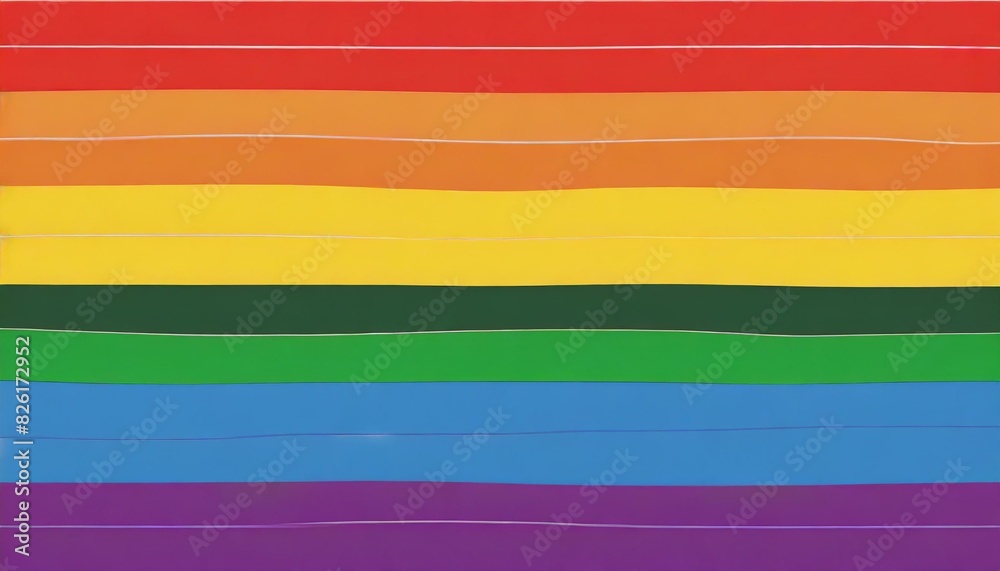 vector image of the lgbt flag, close up full screen, queer pride month ...