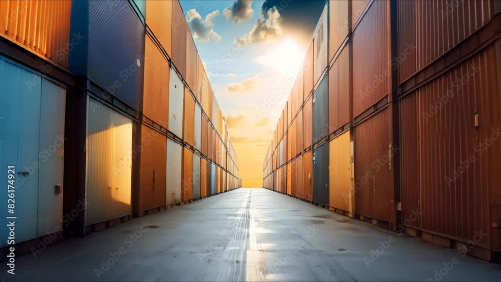 Designing a Layout of Stacked Cargo Containers to Demonstrate Global ...