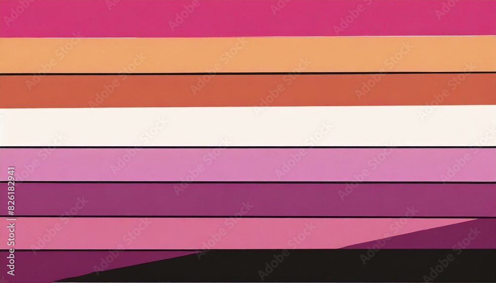 vector image of the lesbian flag, close up full screen, lgbt woman ...