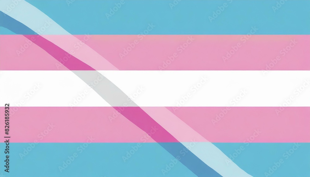 vector image of the transgender flag, close up full screen, lgbt queer ...