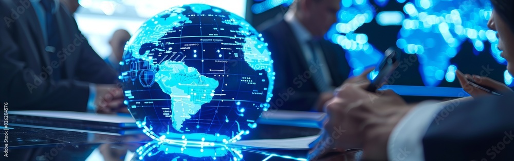 digital map on the laptop screen. The focus is on highlighting details ...