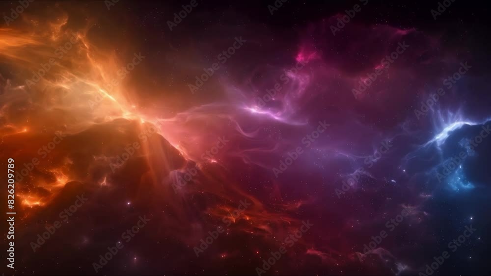 Highquality HDRI space background with panoramic view of nebula and ...