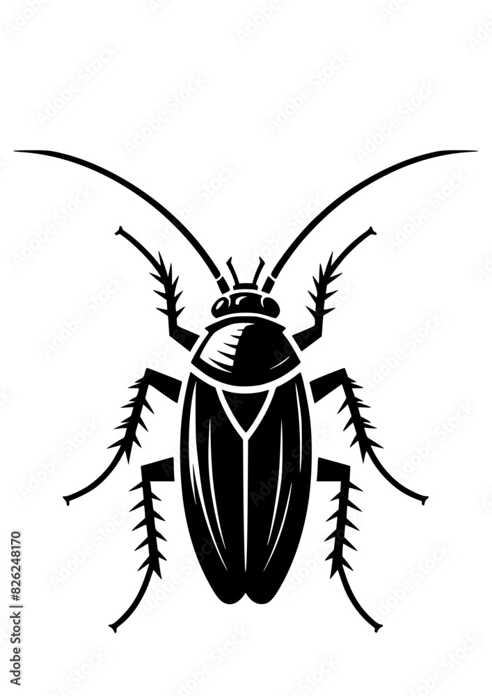 Cockroach Svg, Cockroach Insect PNG, Pest SVG, Animal SVG, Cockroach ...