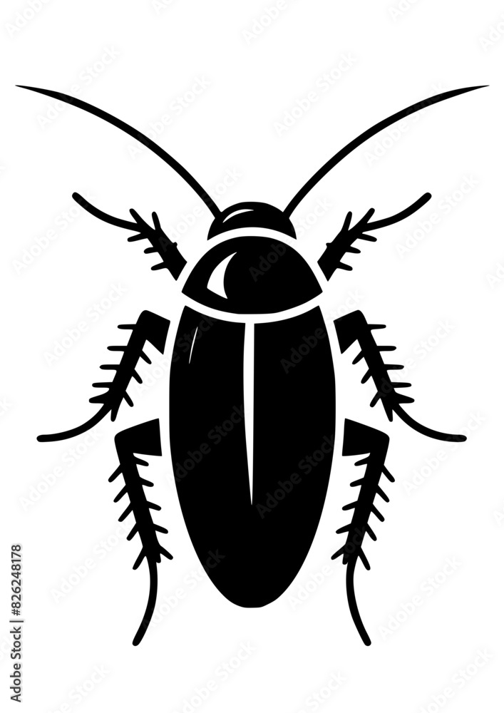 Cockroach Svg, Cockroach Insect PNG, Pest SVG, Animal SVG, Cockroach ...