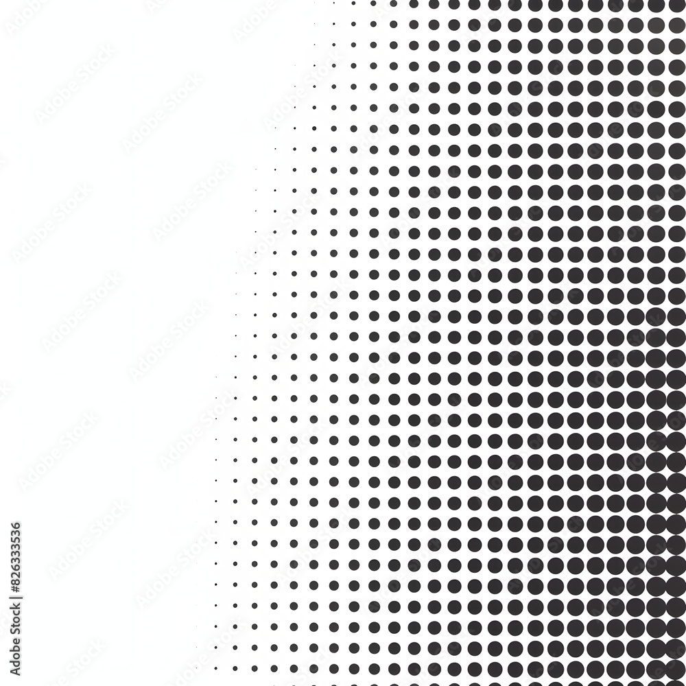 Halftone dots gradient transparent png isolated on white background ...