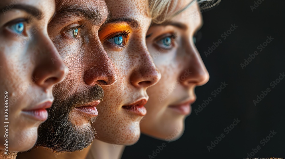 Diverse Human Face Mosaic: A Symbol of Social Equality, Human Rights ...