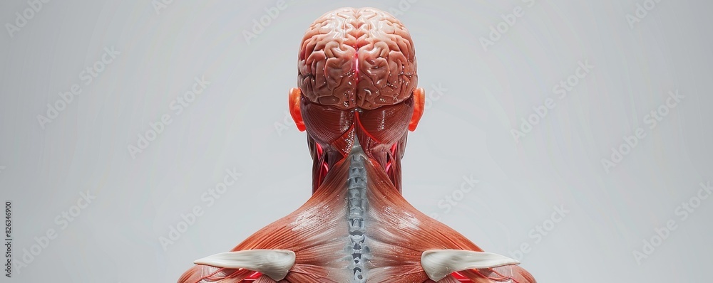 Anatomical illustration of the human body, showing all systems and ...